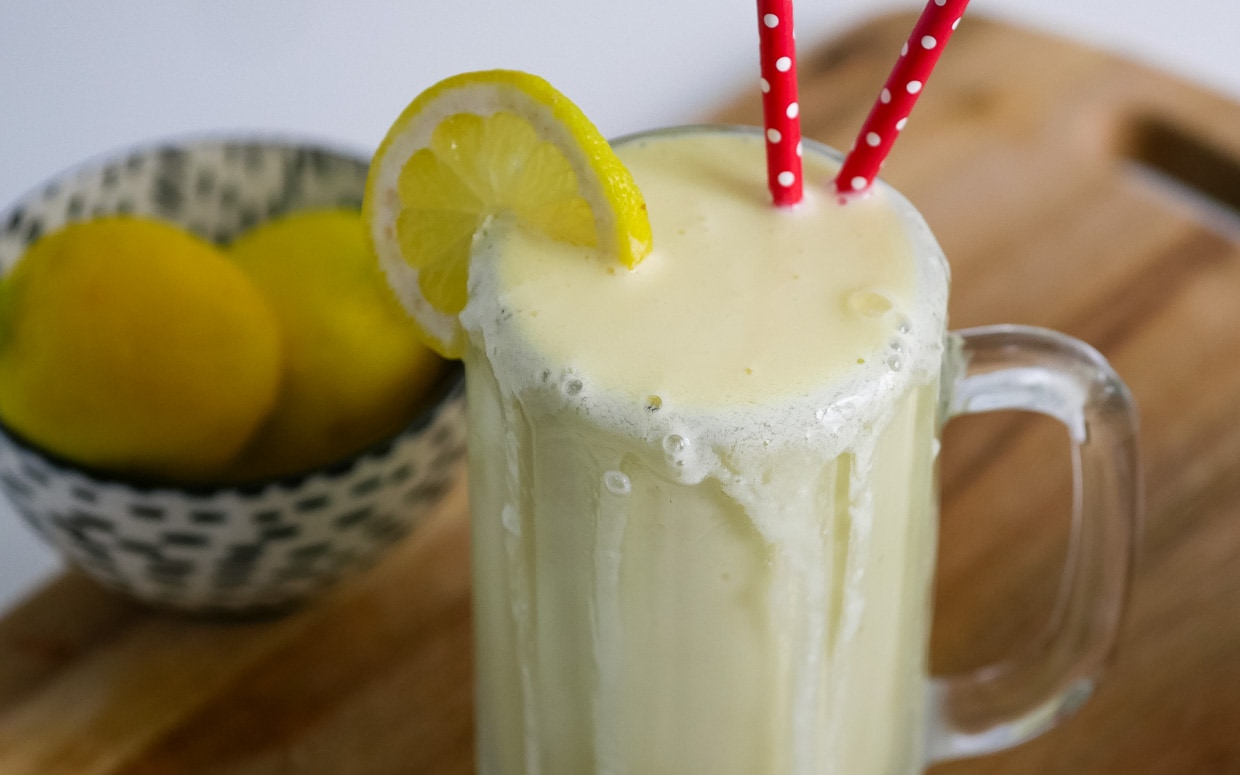 Hot Day? Cool Down with This Creamy Frosted Lemonade
