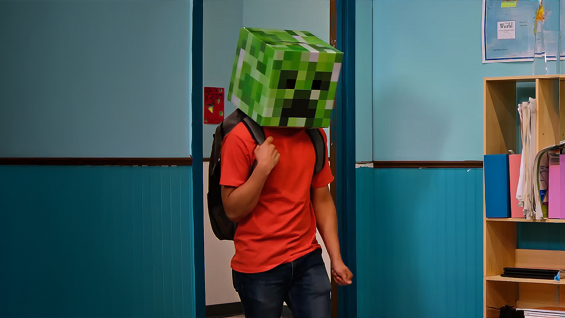 Why I chose a Minecraft mask for school