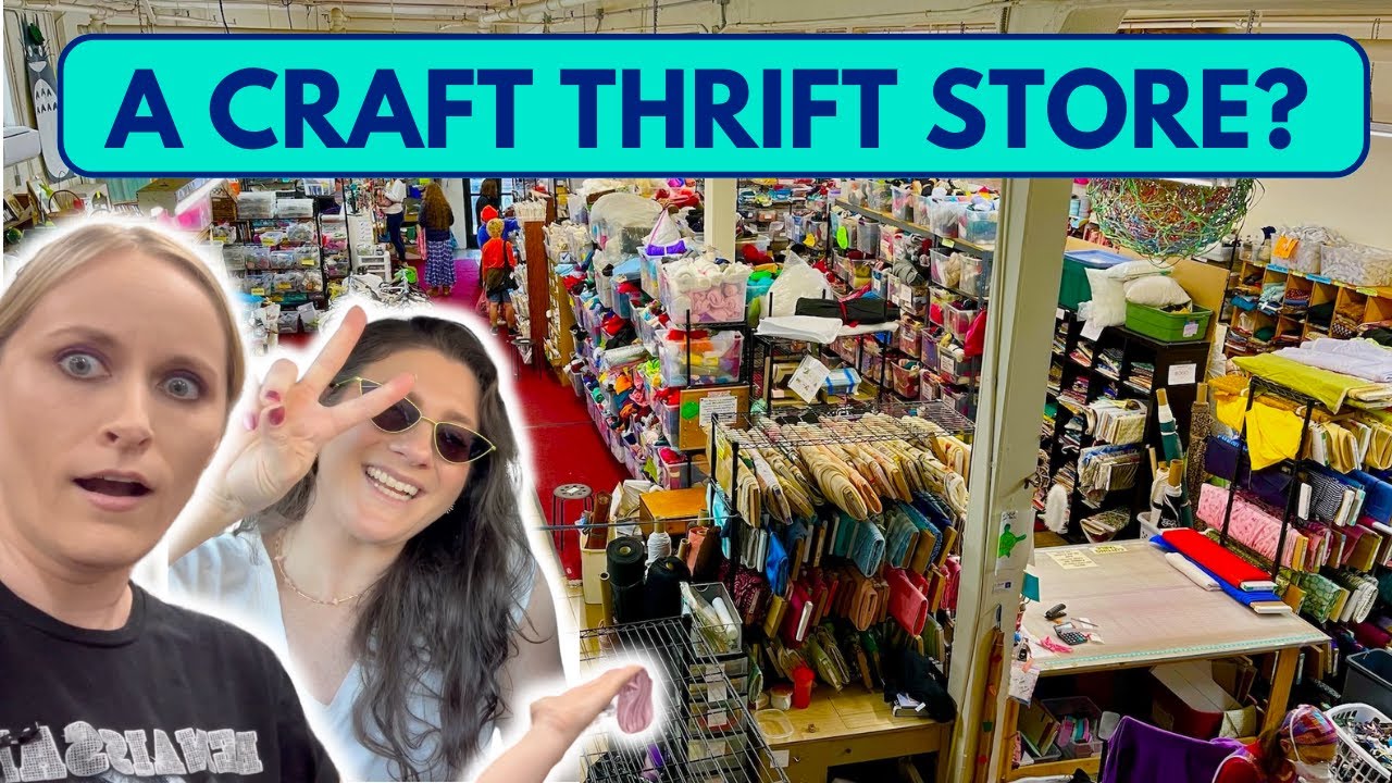 Thrift like a pro at second-hand craft stores