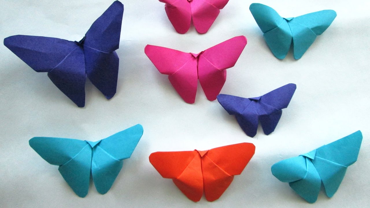 How to Make a 3D Paper Butterfly Decoration