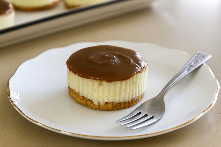 Quick Dulce de Leche Cheesecakes