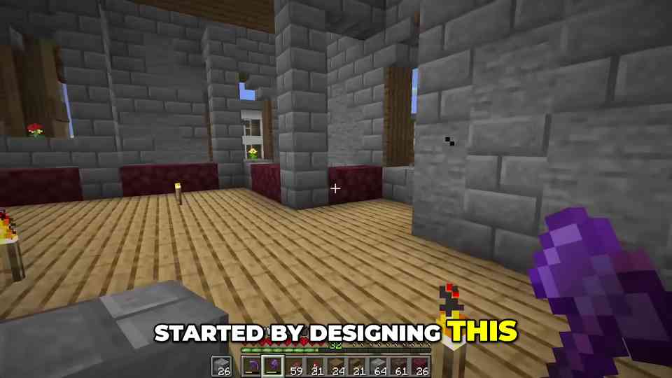 Minecraft House Interior: Building a HUGE Chest Room!