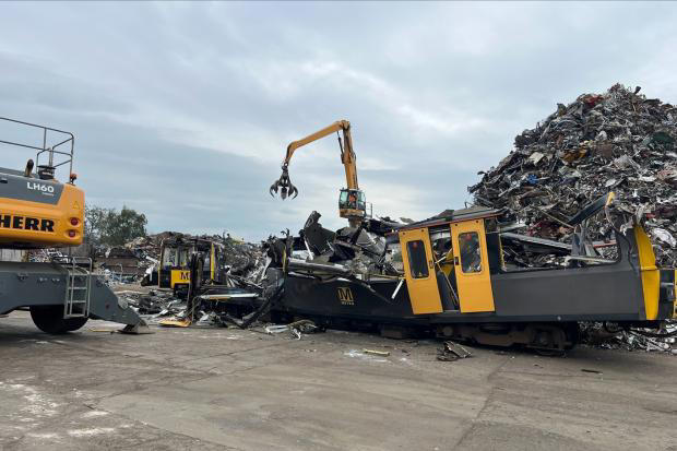New life for old Metro trains dismantled at County Durham recycling yard