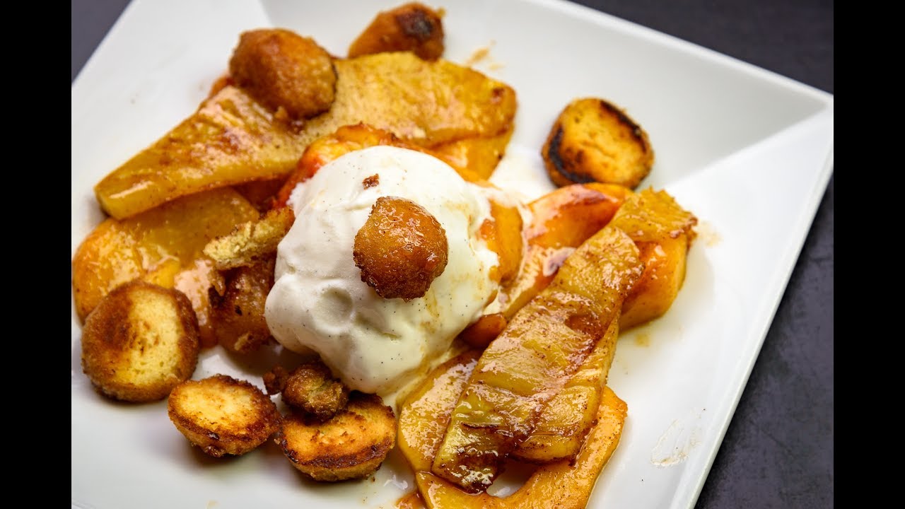 Grilled dessert game-changer: Donut croutons included