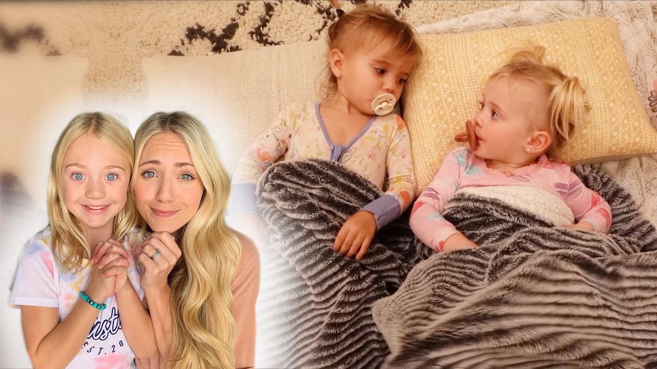 Posie enjoys her first sleepover with friends at home