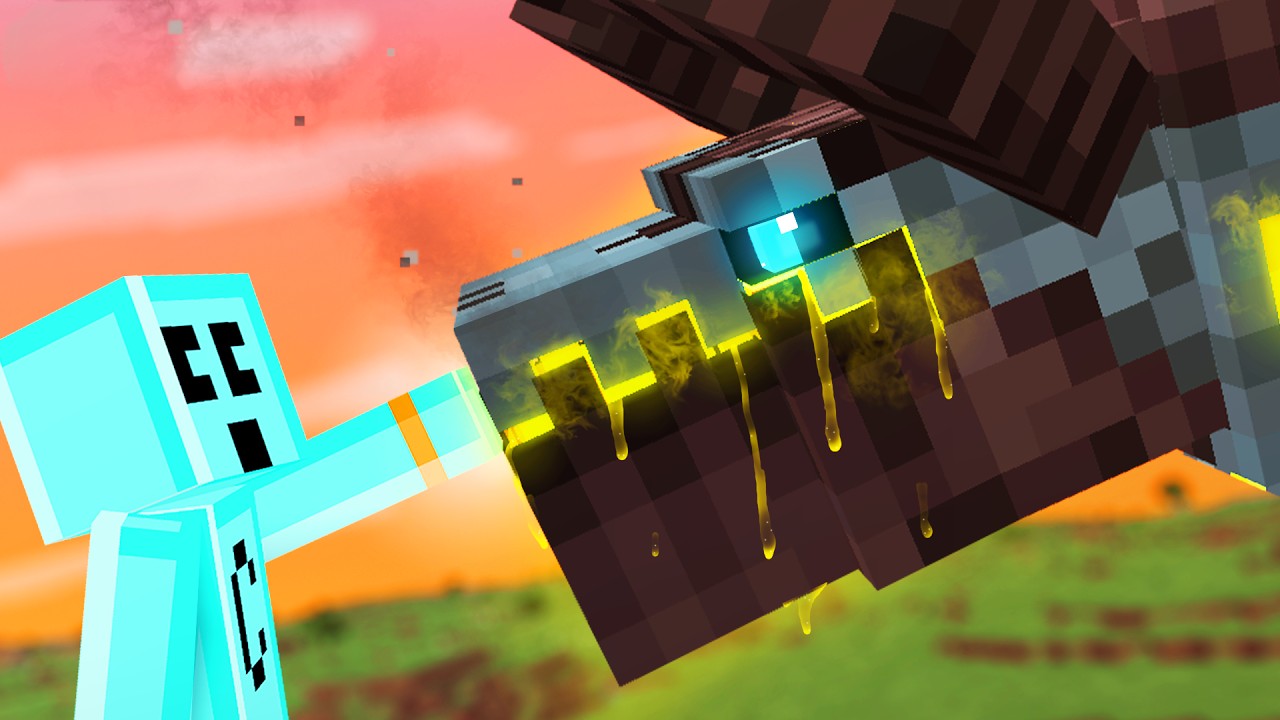 Evolving dragons in Minecraft survival mode