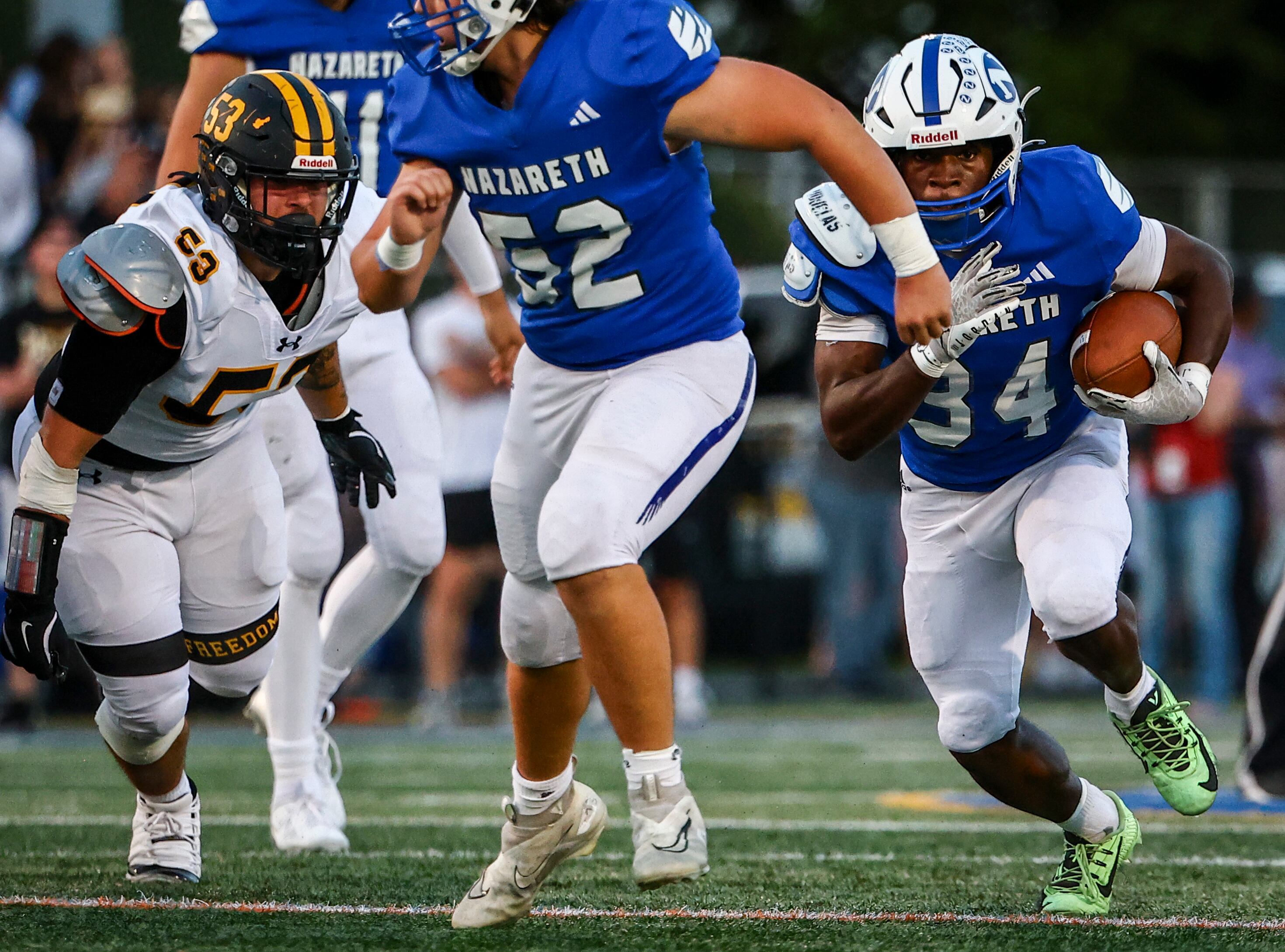 Nazareth football preview 2025: Will strength match skill for the Blue ...
