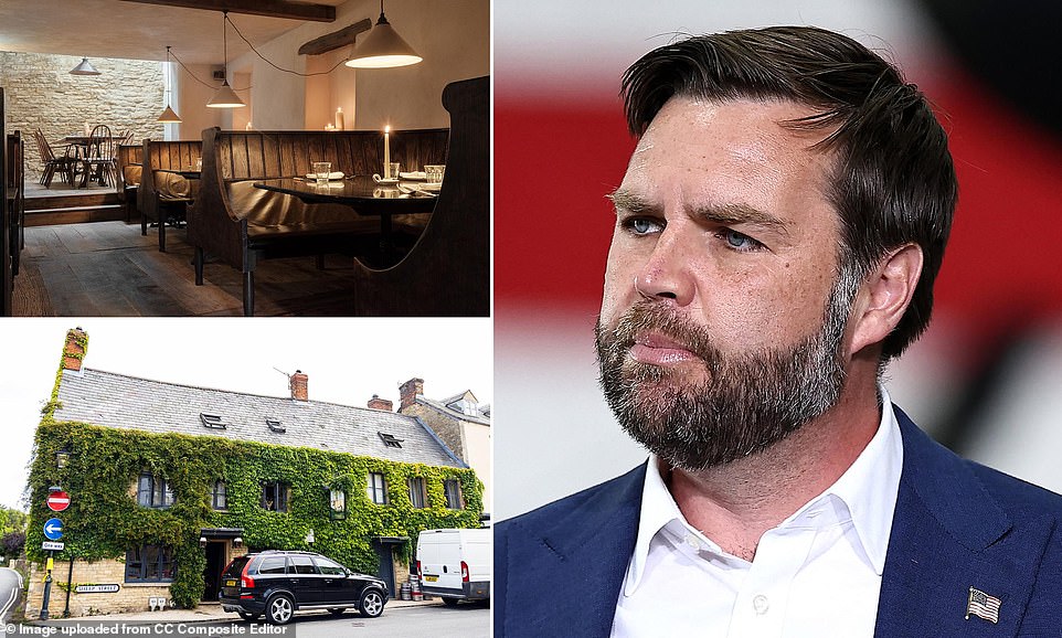 Cotswolds pub staff reportedly threatened to walk out if Vance showed