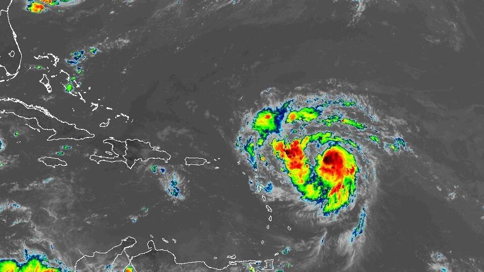 Hurricane Erin forms near Leeward Islands, forecast to become major ...