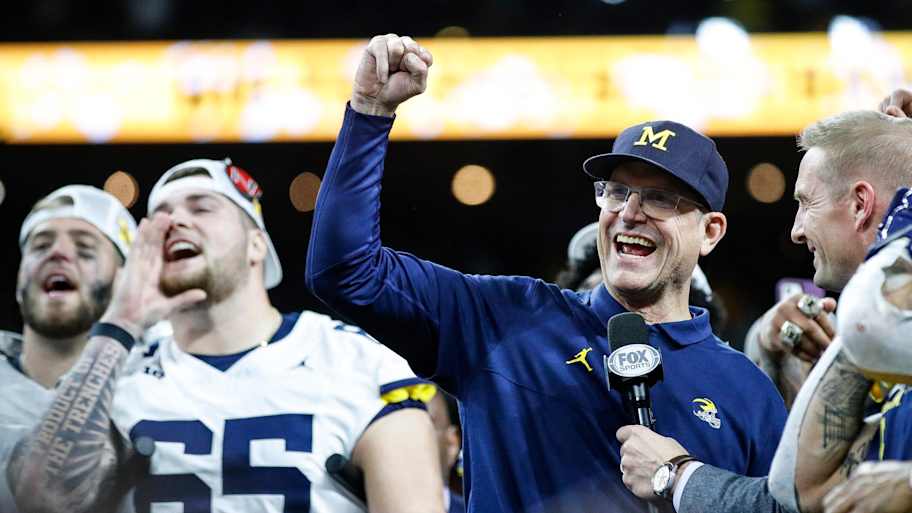 Jim Harbaugh's legacy tarnished by harsh penalty for Michigan sign ...