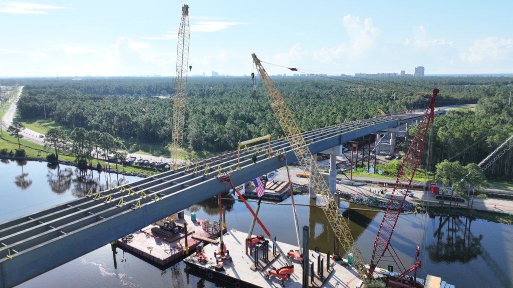 Construction milestone reached for Intracoastal Waterway Bridge in Gulf ...