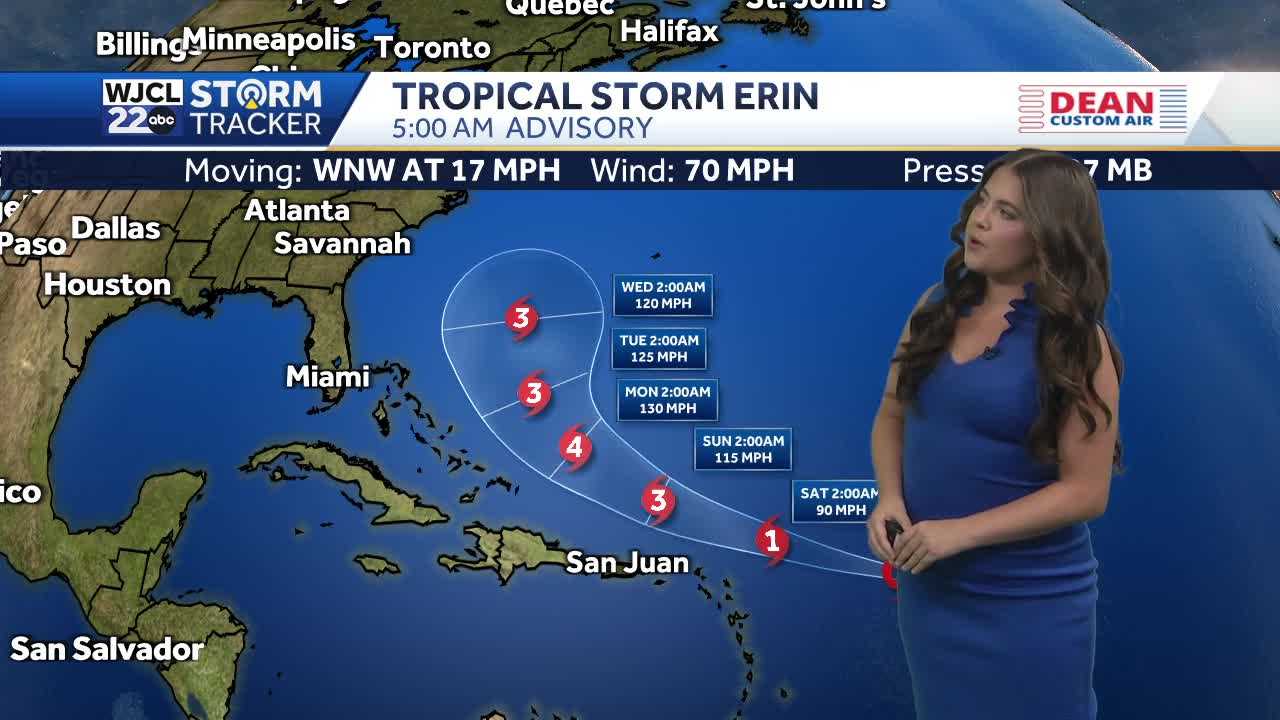 Tracking the Tropics: The latest spaghetti models for Hurricane Erin