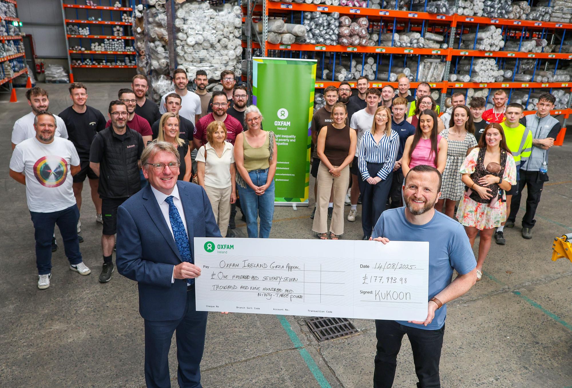 Newry rug retailer Kukoon raises over £177,000 for Gazans