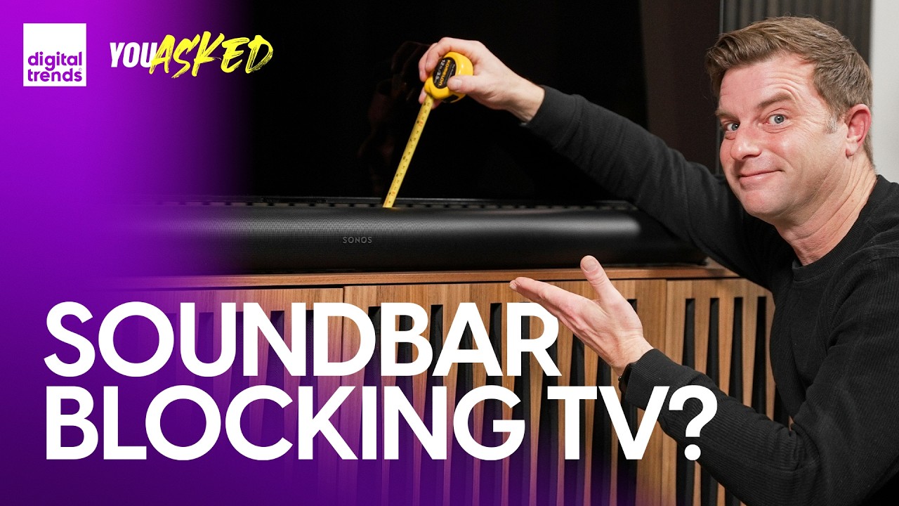Fix soundbar blockage with these simple TV adjustments