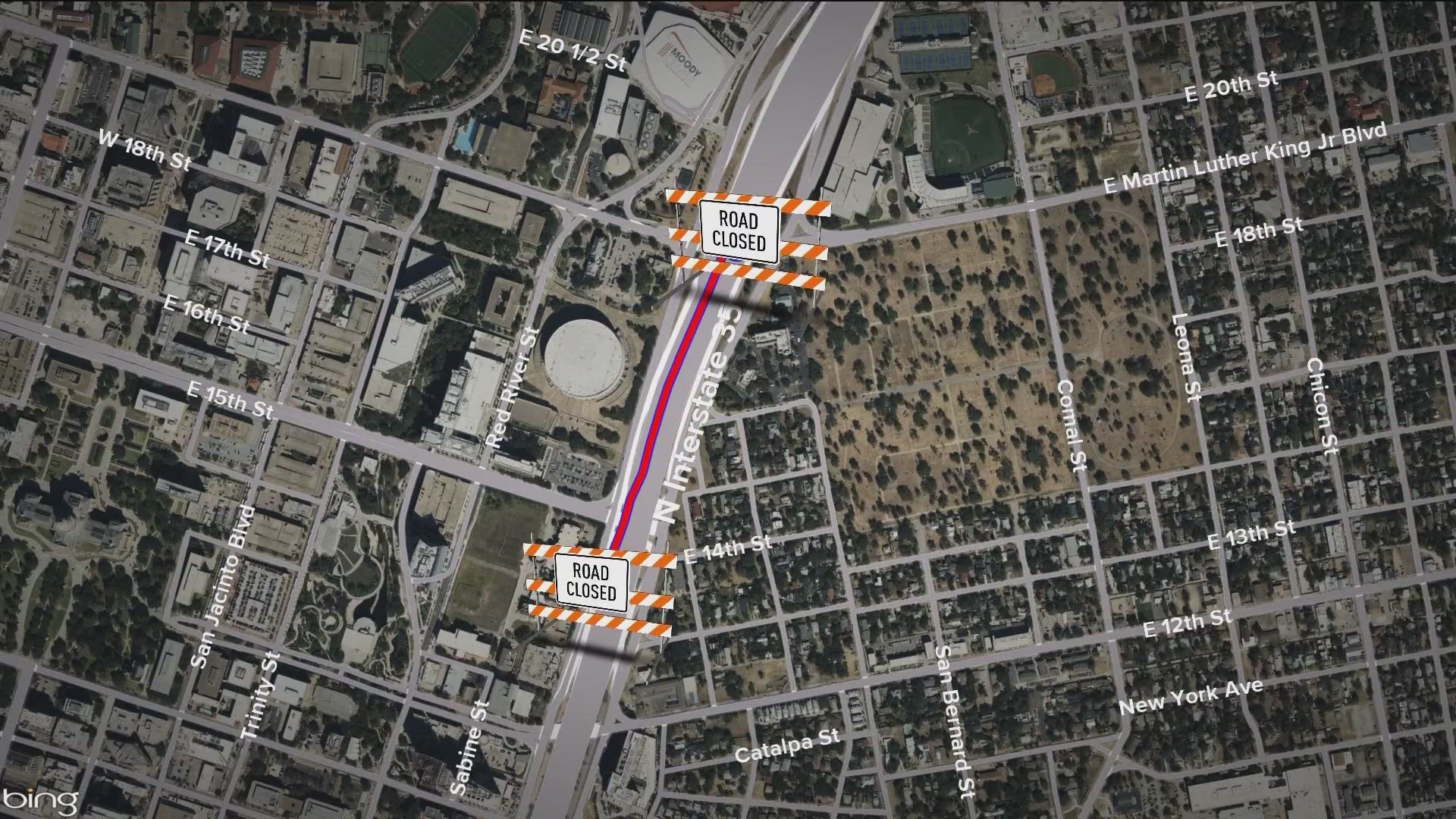 MLK Boulevard Bridge to close Friday into Saturday for demolition