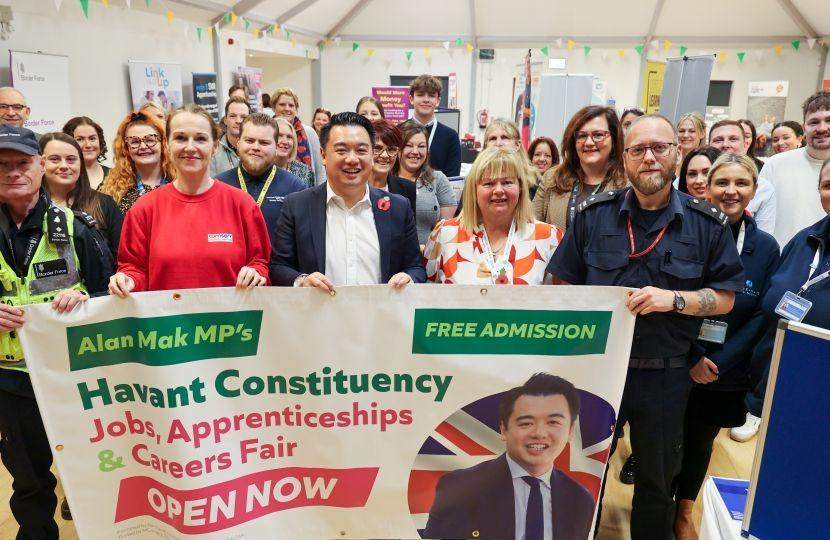 Alan Mak MP's Off The Fence: Come to my 10th Jobs Fair in Bedhampton