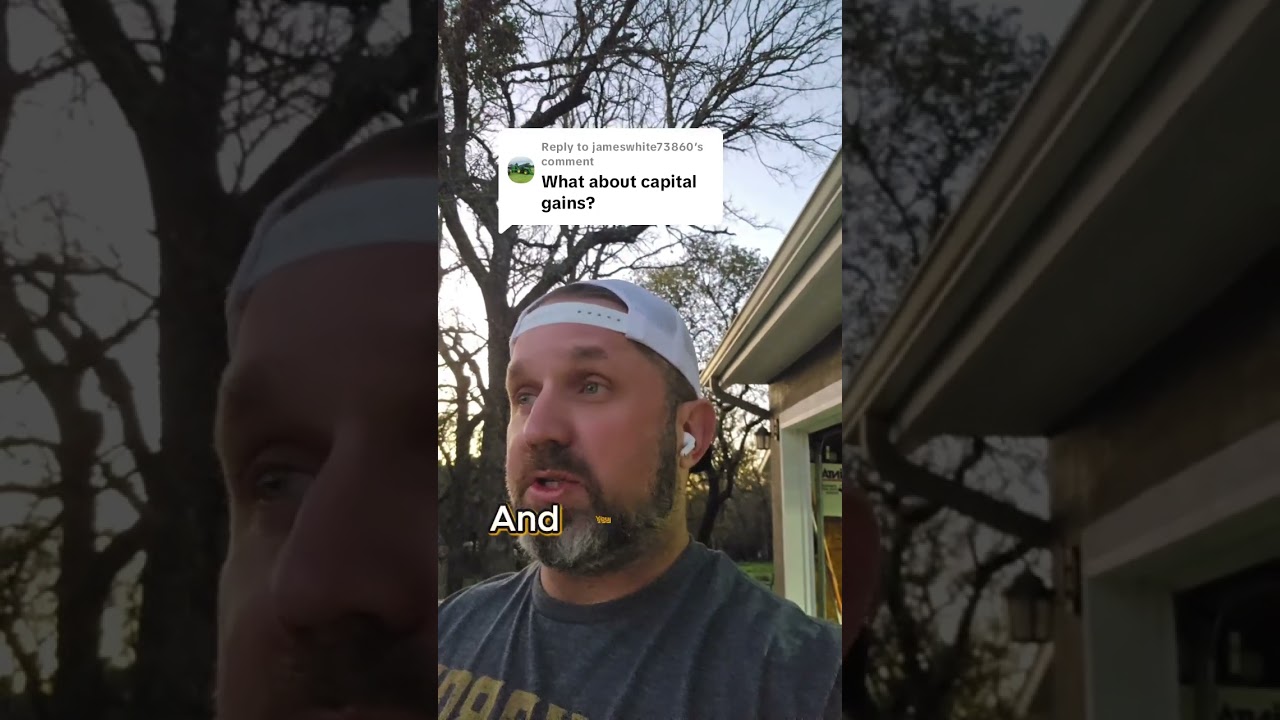 Paying capital gains on real estate