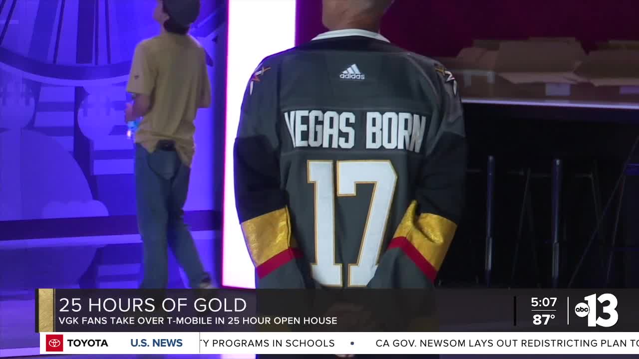 Continuing today: VGK hosting 25-hour open house at T-Mobile Arena