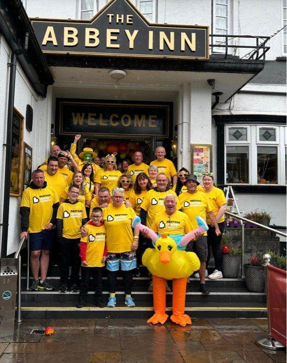 The Abbey Inn in Paisley steps up for Off the Beatson Track