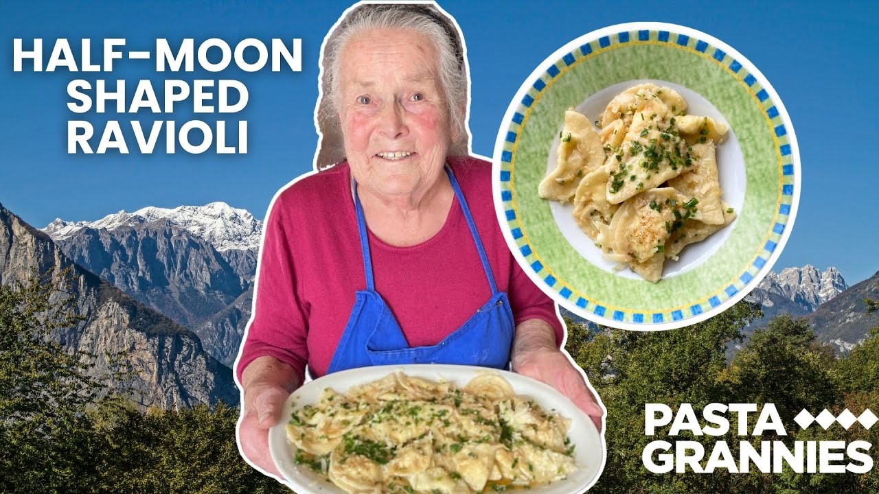 80-Year-Old Maria Makes Half-Moon Shaped Ravioli