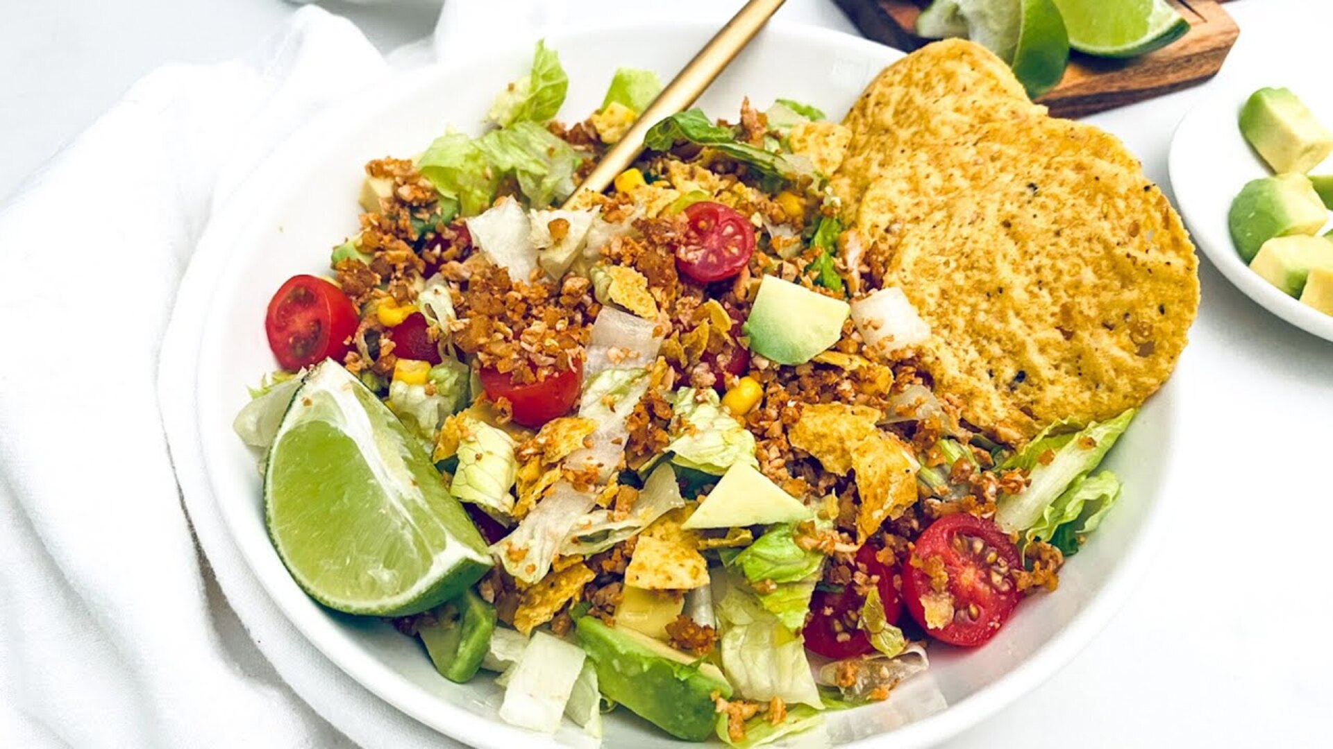 Vegan Cauliflower Taco Salad Recipe