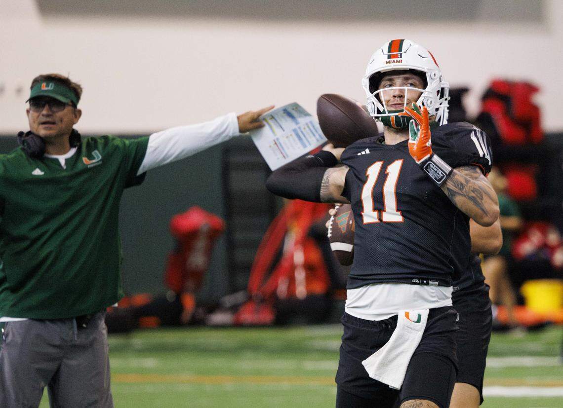 Carson Beck treating highly anticipated UM debut as ‘just another ...