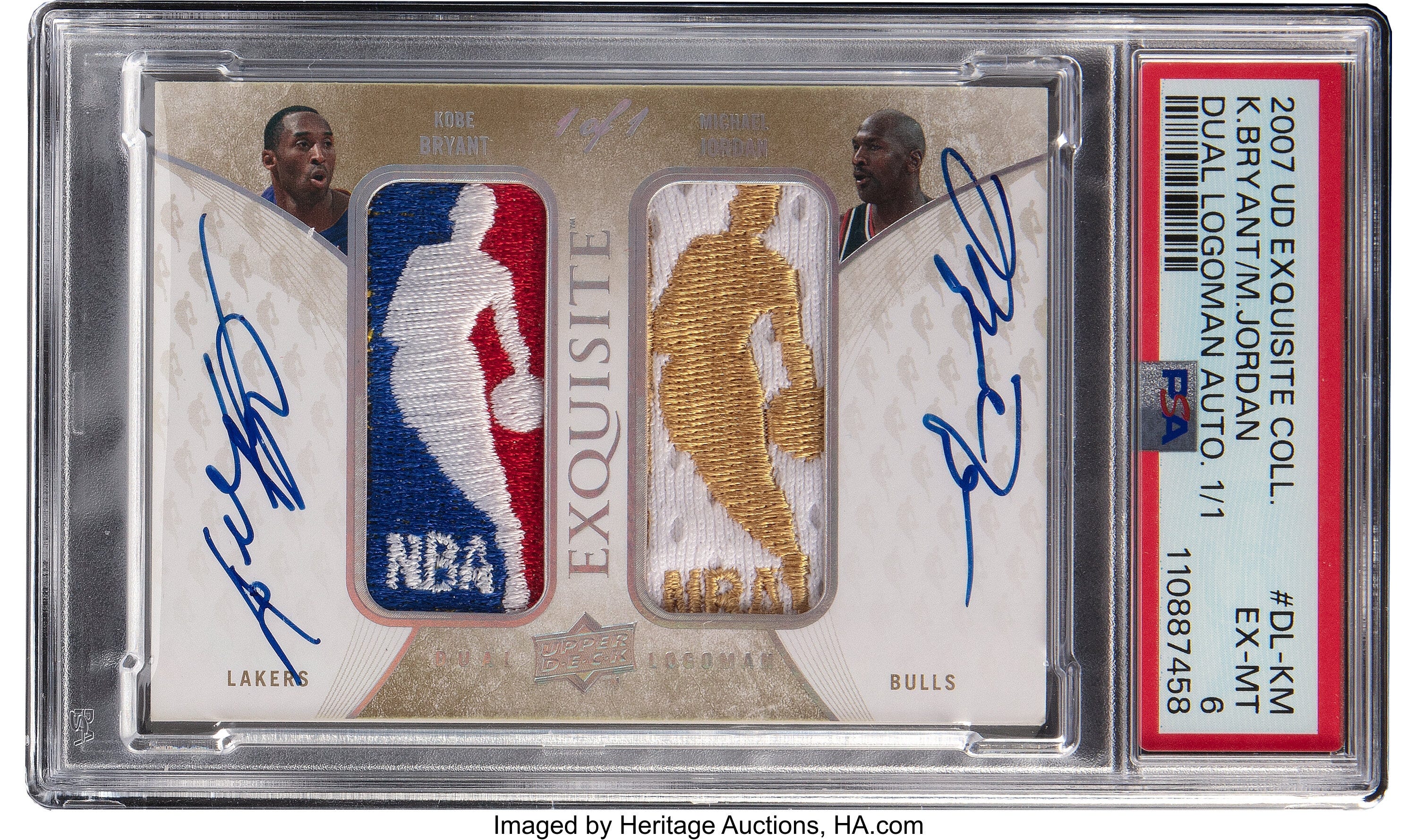 Kobe Bryant and Michael Jordan trading card sells for seven figures
