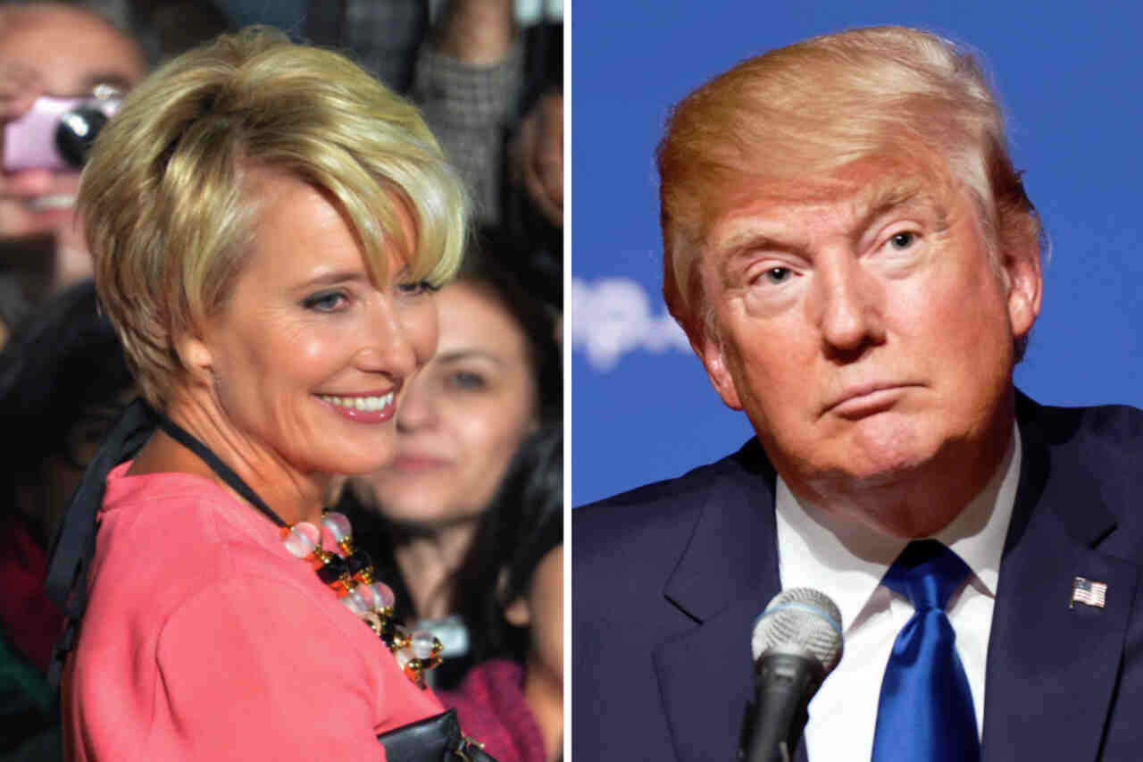 Emma Thompson onthult dat ze Donald Trump afwees op de dag van haar ...