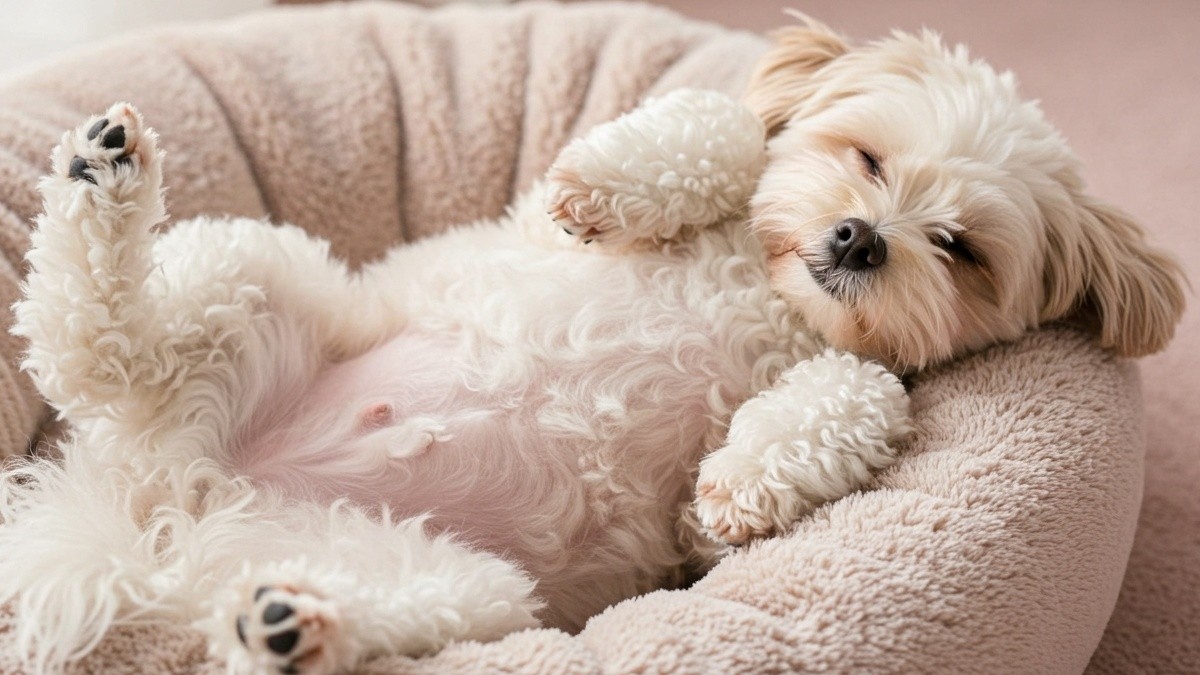 These 8 sleeping positions of your dog reveal how he really feels