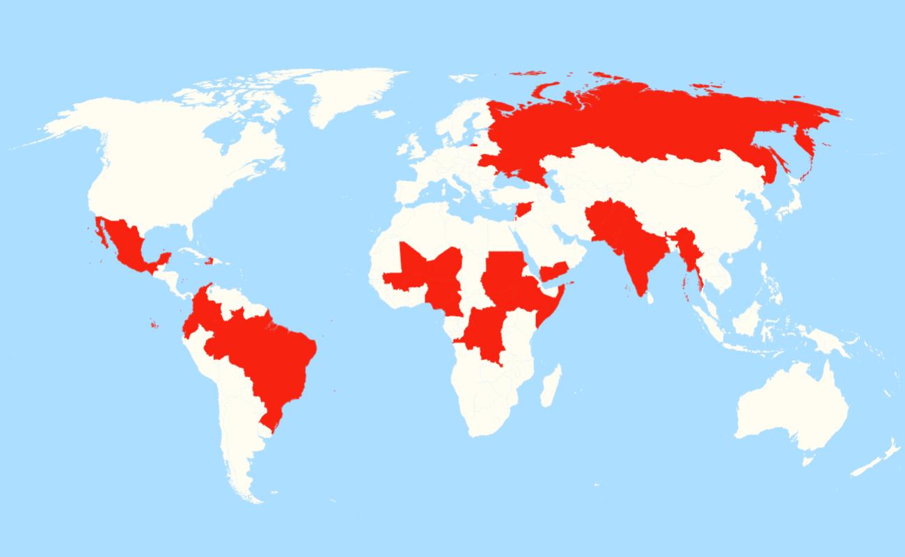 Map reveals deadliest wars this year