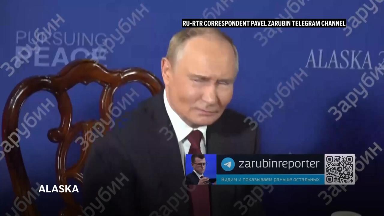 Watch Putin's reaction to shouted questions from reporters at the ...