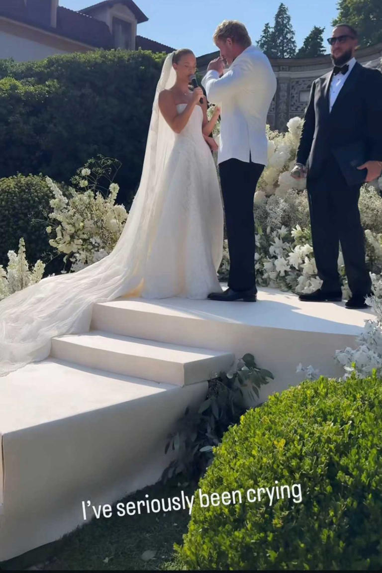 WWE star Logan Paul, model Nina Agdal married in extravagant Italy wedding
