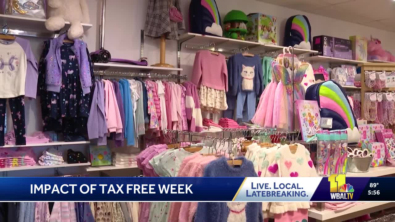 Tax-free week encourages local shopping, financial relief