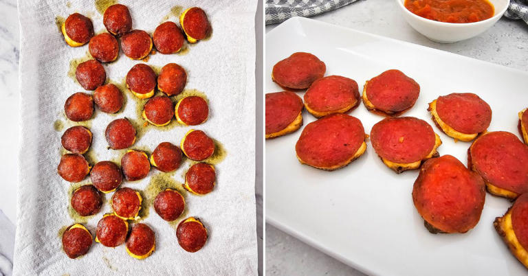 Easy Cream Cheese Pepperoni Snack (Low-Carb + Ready in 25 Minutes!)