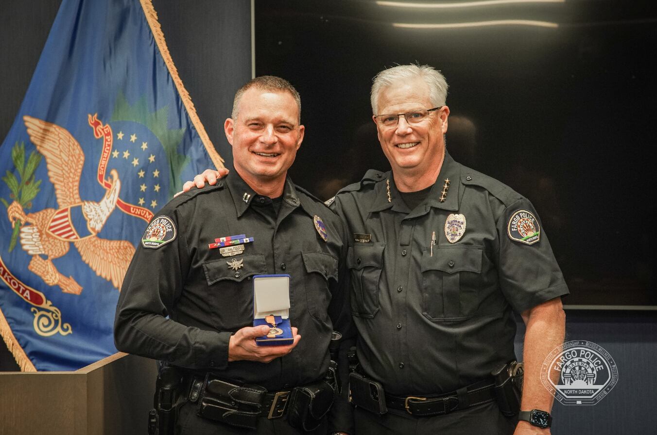 Fargo Police Capt. Bill Ahlfeldt’s last day