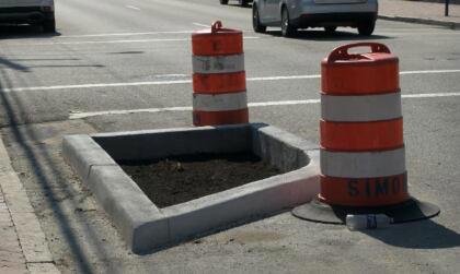 ‘Slow down:’ City implements curb extensions on Main and Cary streets ...