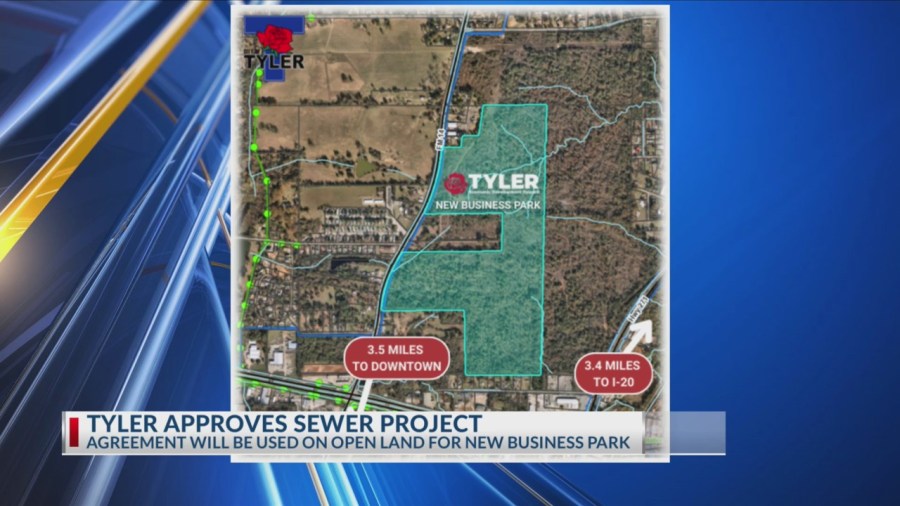 Tyler approves sewer expansion for future business park