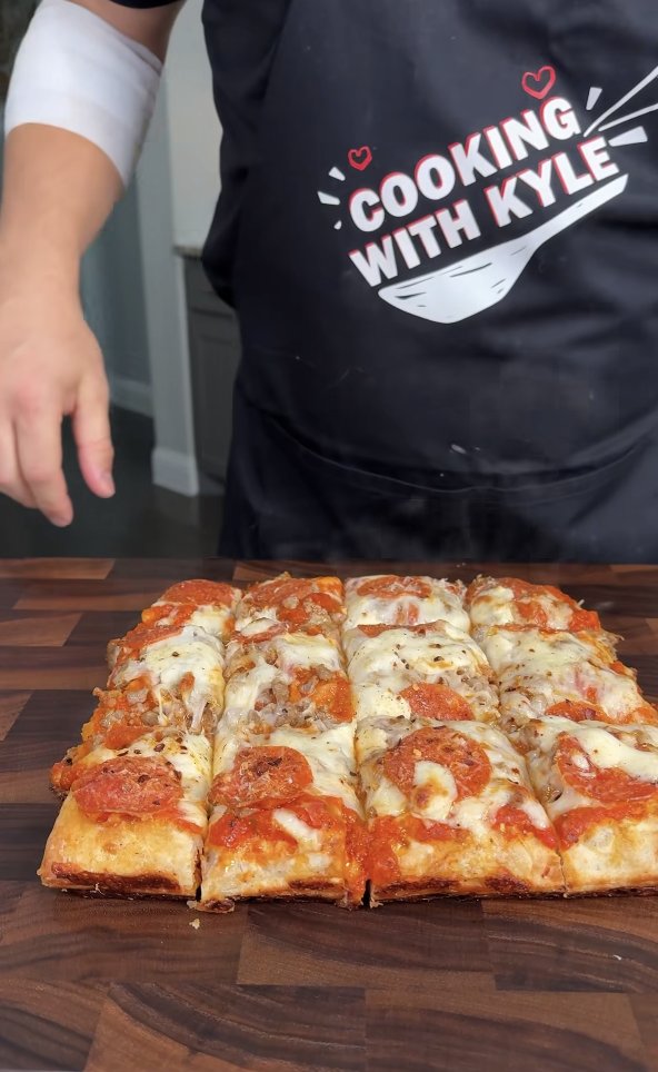 Hot Pocket Stuffed Crust Pizza