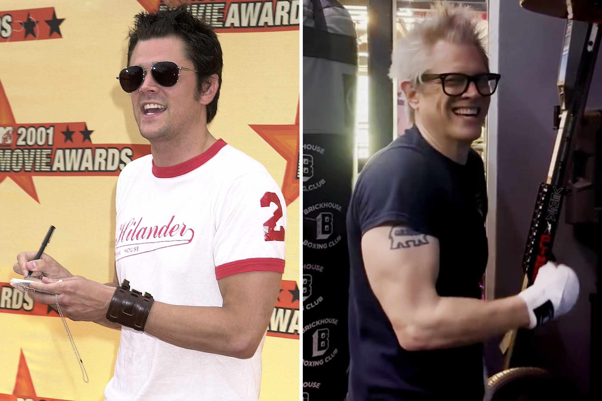 Johnny Knoxville, 54, Shows Off Buff Arms While Hitting the Speed Bag ...