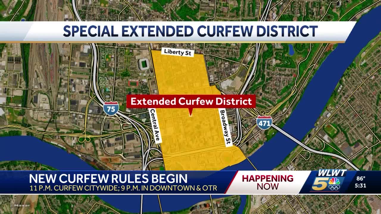 New citywide youth curfew rules set to begin this weekend in Cincinnati