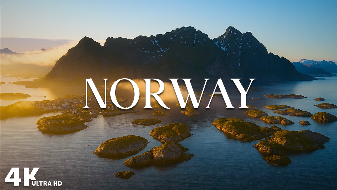 Norway From Above – Landscapes & Coastlines in 4K