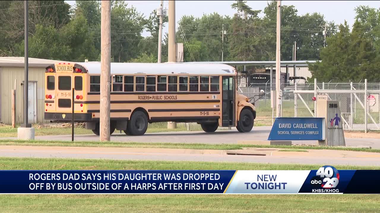 Rogers Public School bus drops student off at grocer store, father ...