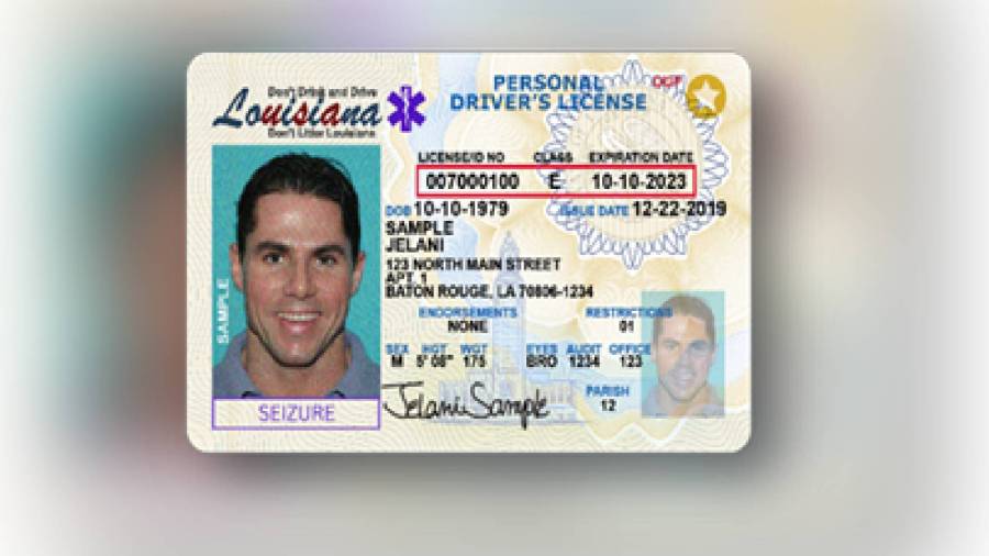 OMV: Seizure indicator available for Louisiana driver’s licenses, ID cards