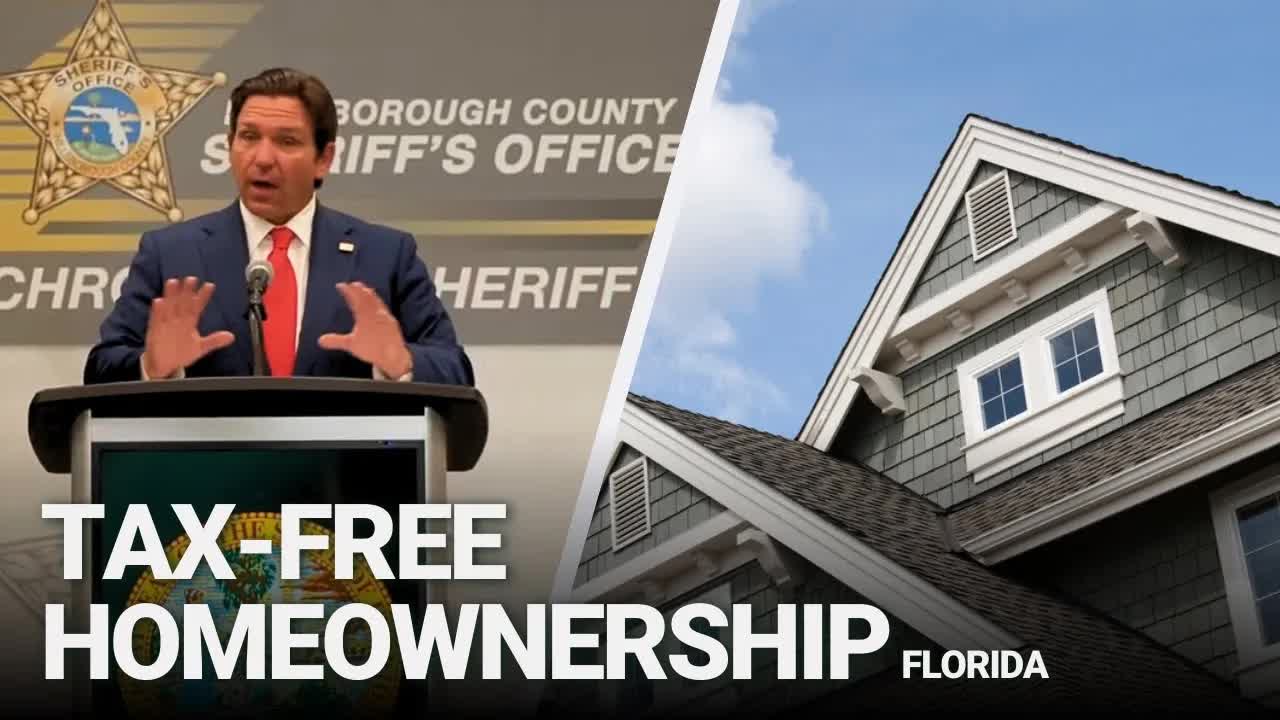 ron desantis proposes tax-free homeownership in florida