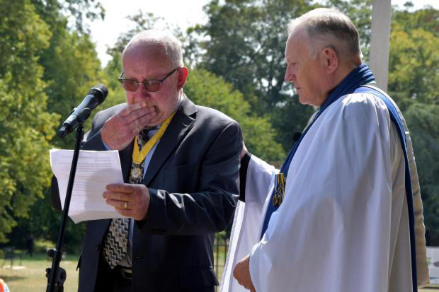 Emotional ceremony marks 80th anniversary of VJ Day in Basingstoke