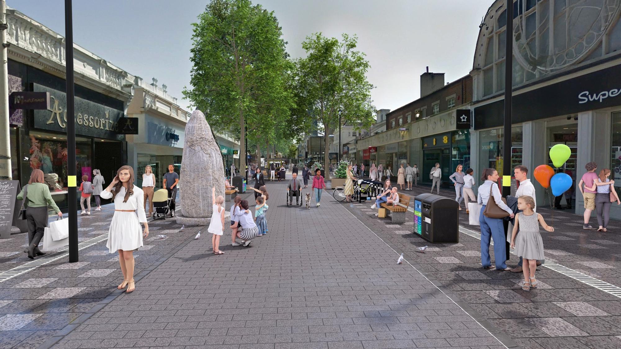 Major Eastbourne town centre revamp - next phase of scheme to begin