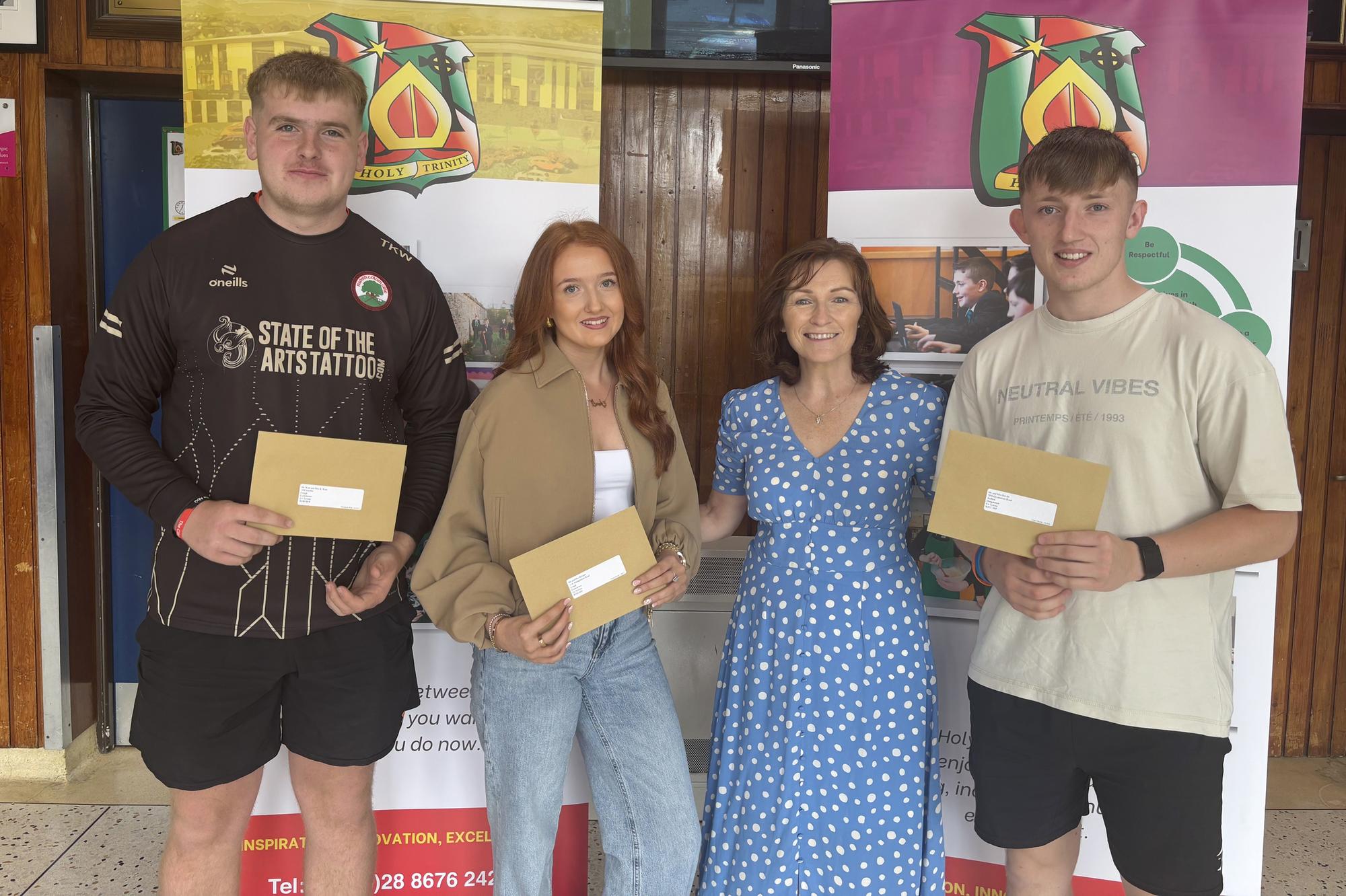 A-Levels: Holy Trinity College Cookstown ‘immensely proud’ of pupils ...