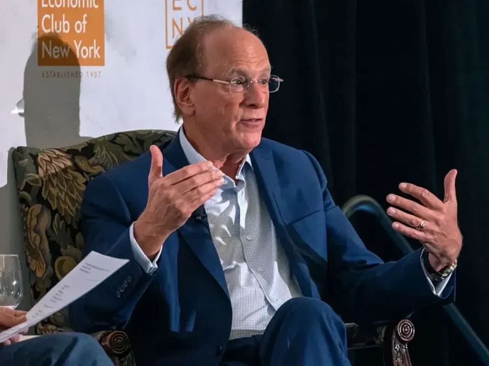 BlackRock's Larry Fink, Roche's André Hoffmann Named Interim Co-Chairs ...