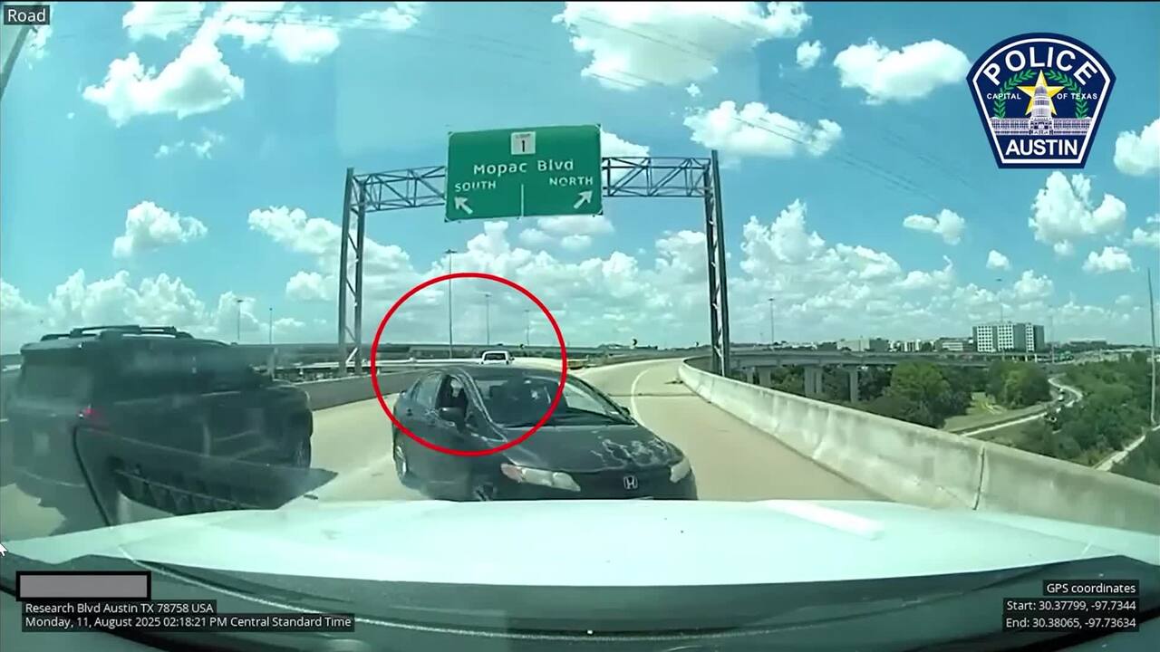 Austin Target shooting: Dash cam video
