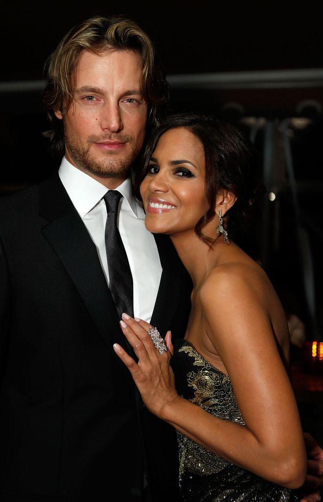 Halle Berry supported by fiancé Van Hunt as she faces ex Gabriel Aubry ...